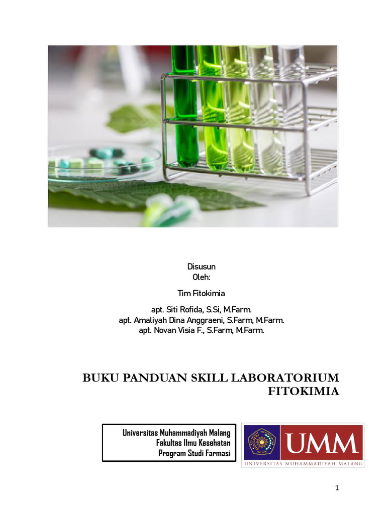 Buku Panduan Skill Laboratorium Fitokimia 2025 | PDF