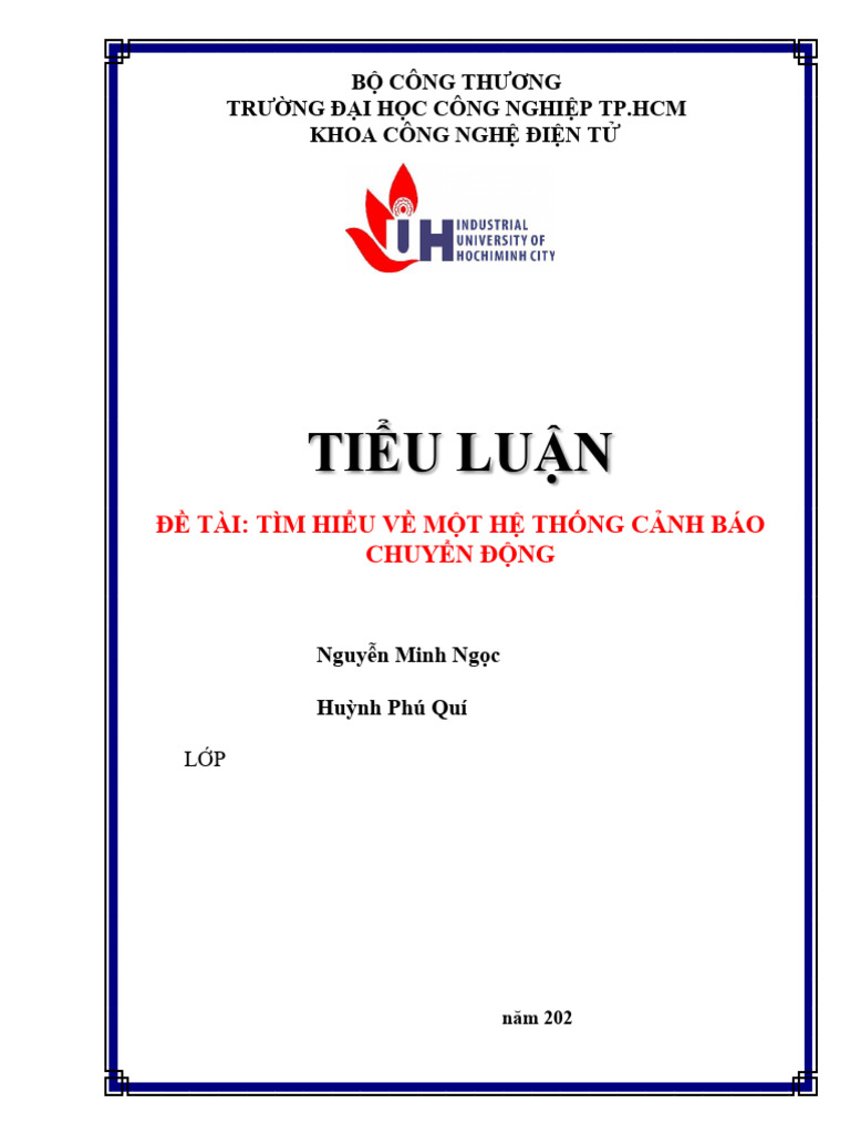HuynhPhuQui HTN BTC1 | PDF