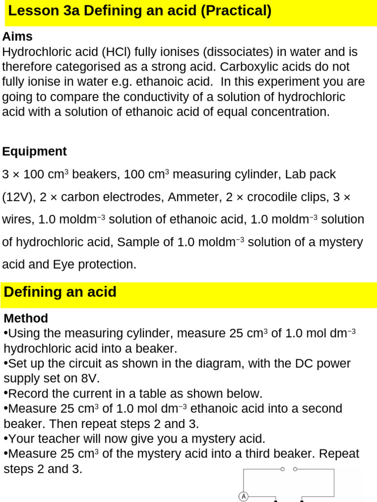 Hydroiodic Acid Dissociation Constant | PDF | Acid | Acid Dissociation ...