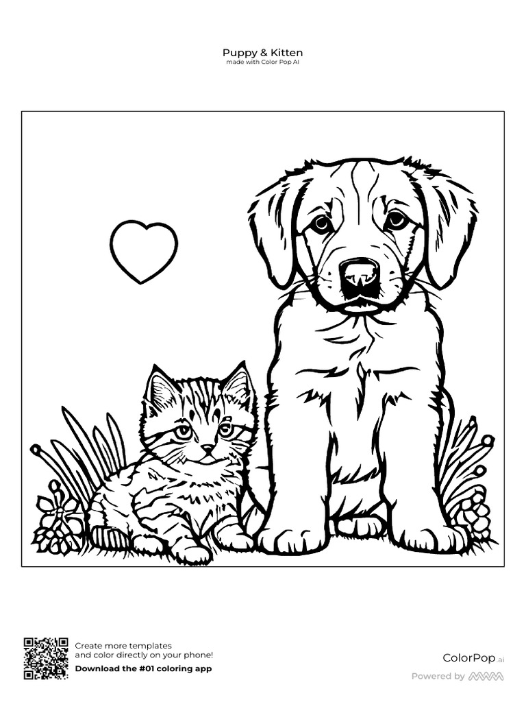 Puppy & Kitten-Color-Pop | PDF