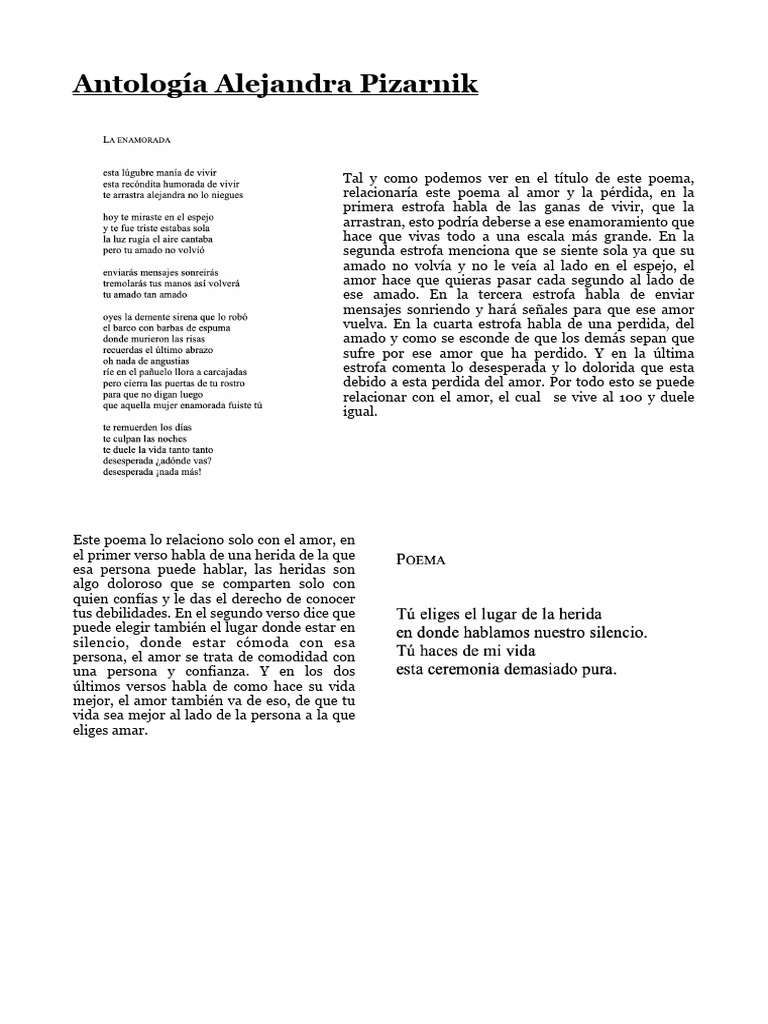 Vivo, Ariadna - Pizarnik | PDF | Amor