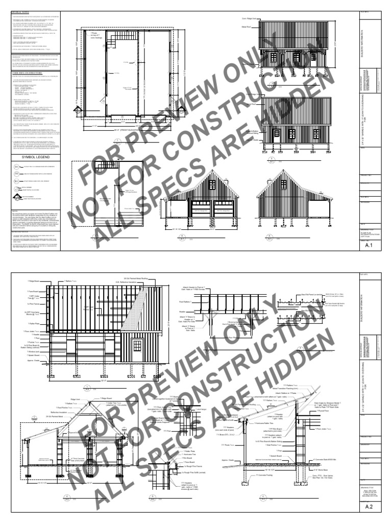 24x32-Garage-Preview | PDF | Building Engineering | Structural Engineering