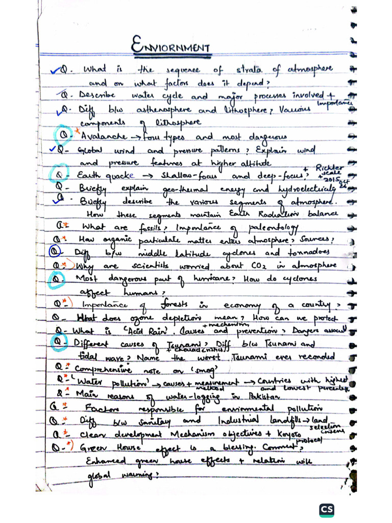 GSA Environment (Notes 3) | PDF