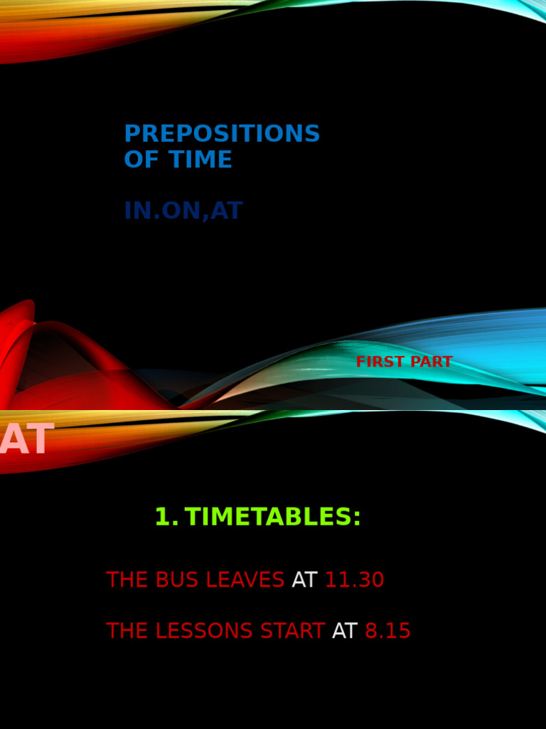 Prepositions Explained | PDF