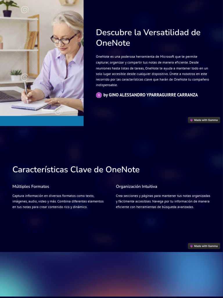 Descubre La Versatilidad de OneNote | PDF | Software de la aplicacion ...