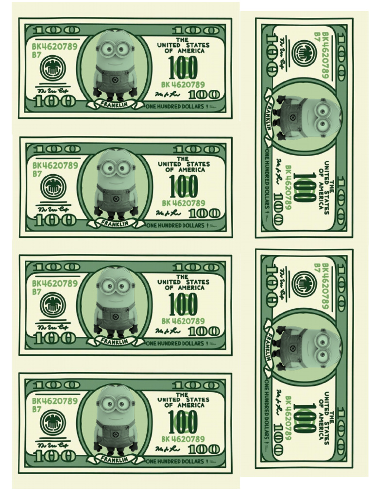 Billetes de Minion | PDF