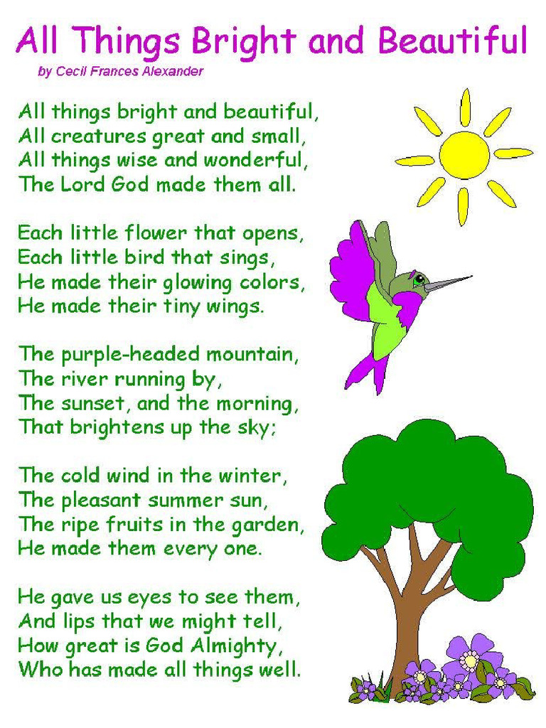 All Things Bright and Beautiful | PDF