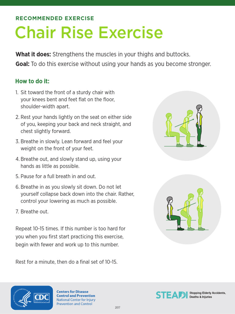 STEADI Brochure ChairRiseEx 508 | PDF