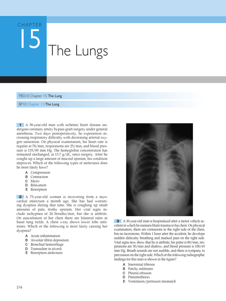 Block 3 Respi Robbin Qs | PDF | Lung | Respiratory Tract