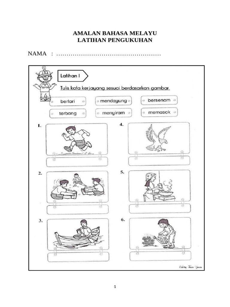 Latihan Pengukuhan Bahasa Melayu | PDF