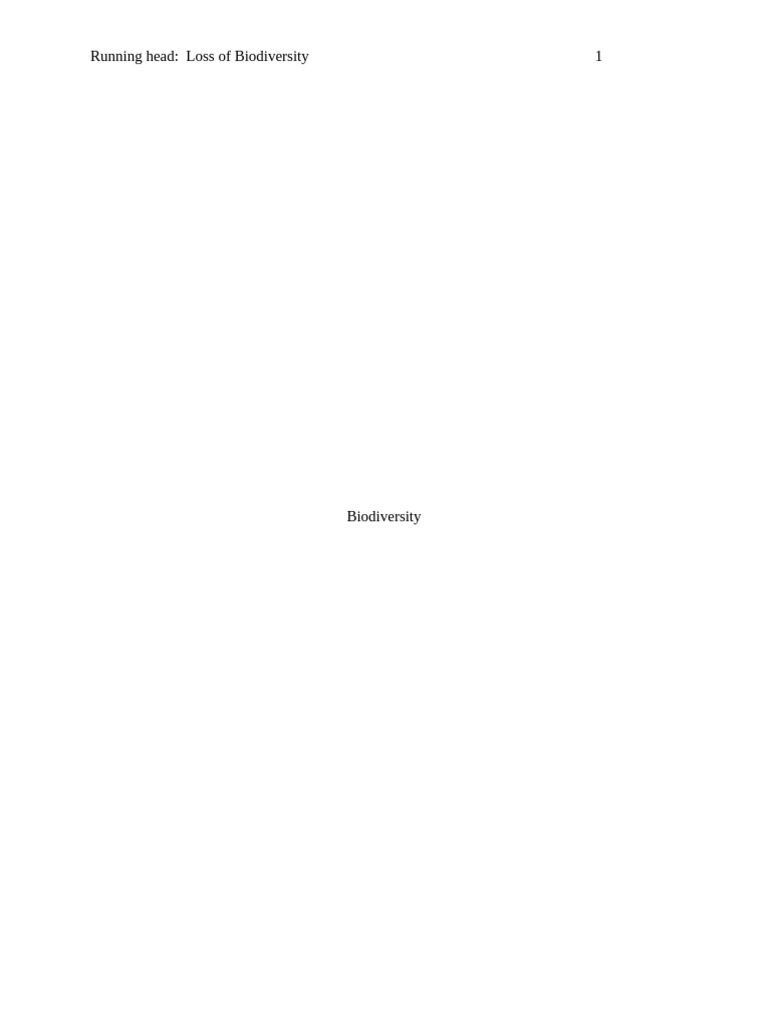 Biodiversity Pdf Biodiversity Ecosystem