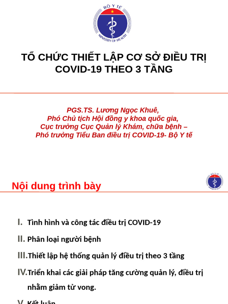 Bai PGS TS Luong Ngoc Khue To Chuc Cong Tac Phan Tang Dieu Tri. Final 2 | PDF