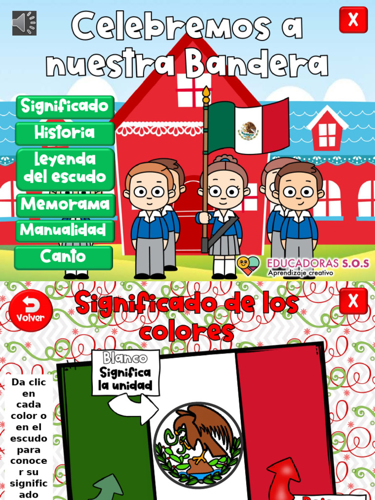 Día de La Bandera - Interactivo - Educadorassos | PDF
