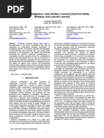 Electrical Safety Incident Case Study | PDF