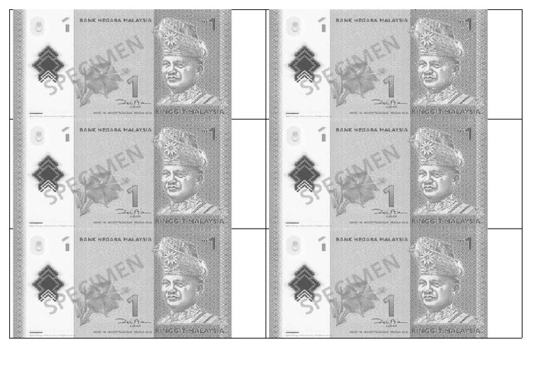 Sample Money RM1 | PDF