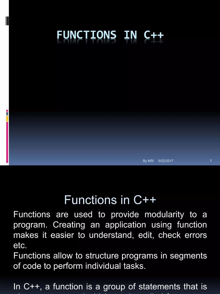 Functions | PDF