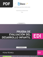 Prueba Evaluación Del Desarrollo Infantil "EDI" | PDF | El embarazo | Parto