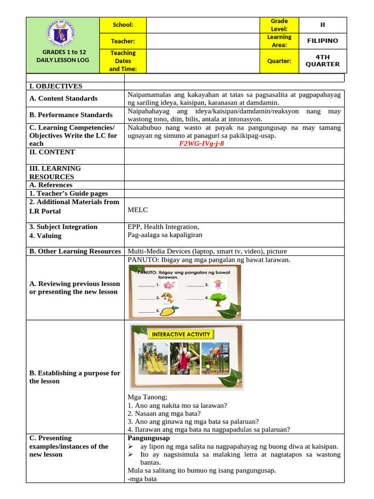 LP_GR2_Q4_ FILIPINO.abg | PDF