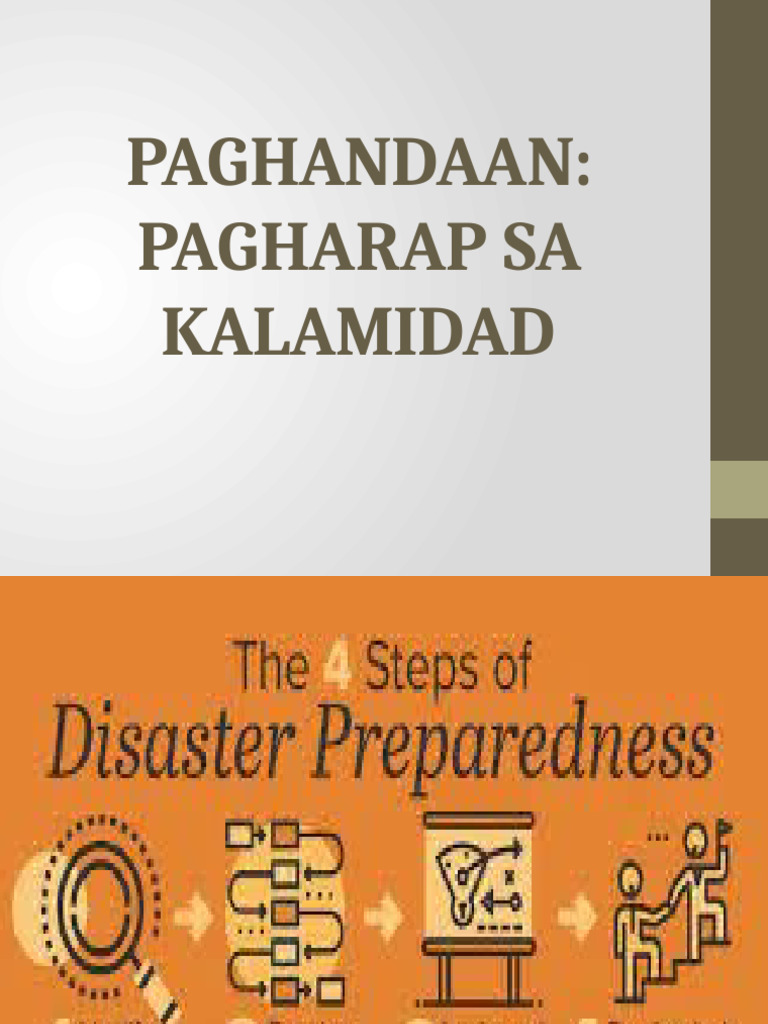 paghahanda sa kalamidad | PDF