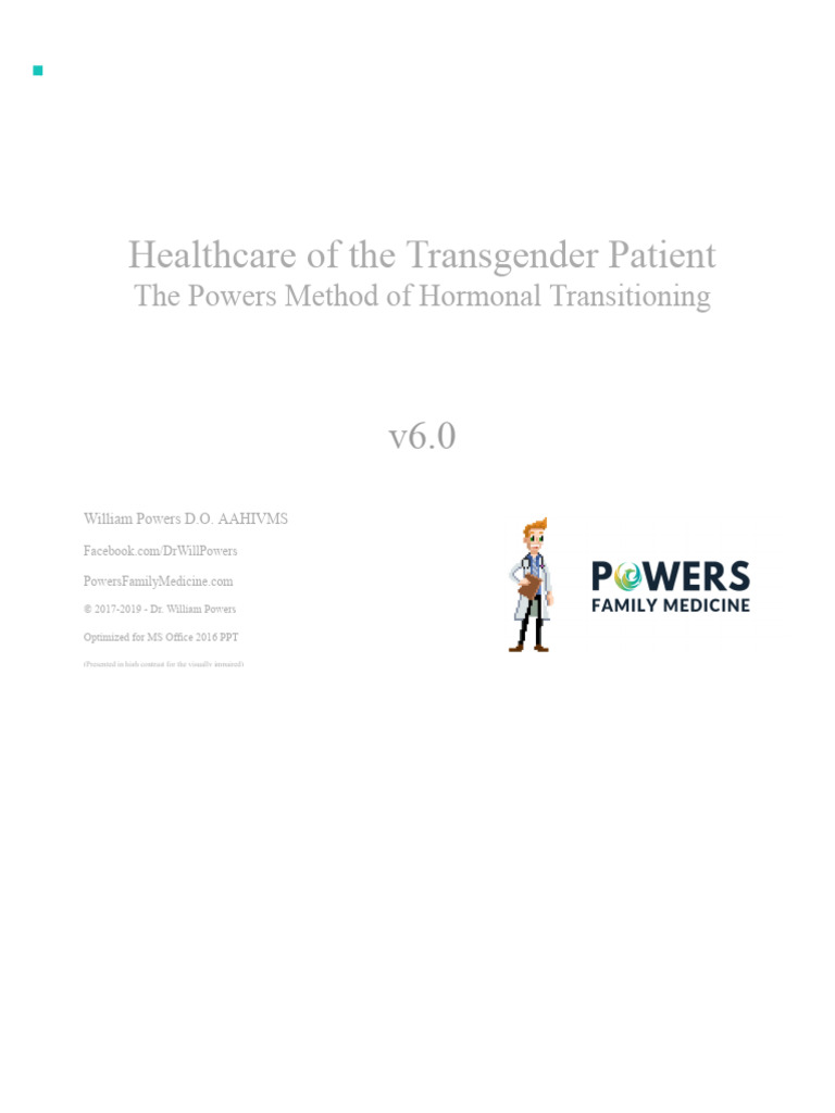 Open Healthcare+of+the+Transgender+Patient+ V6.0+ | PDF | Estrogen ...