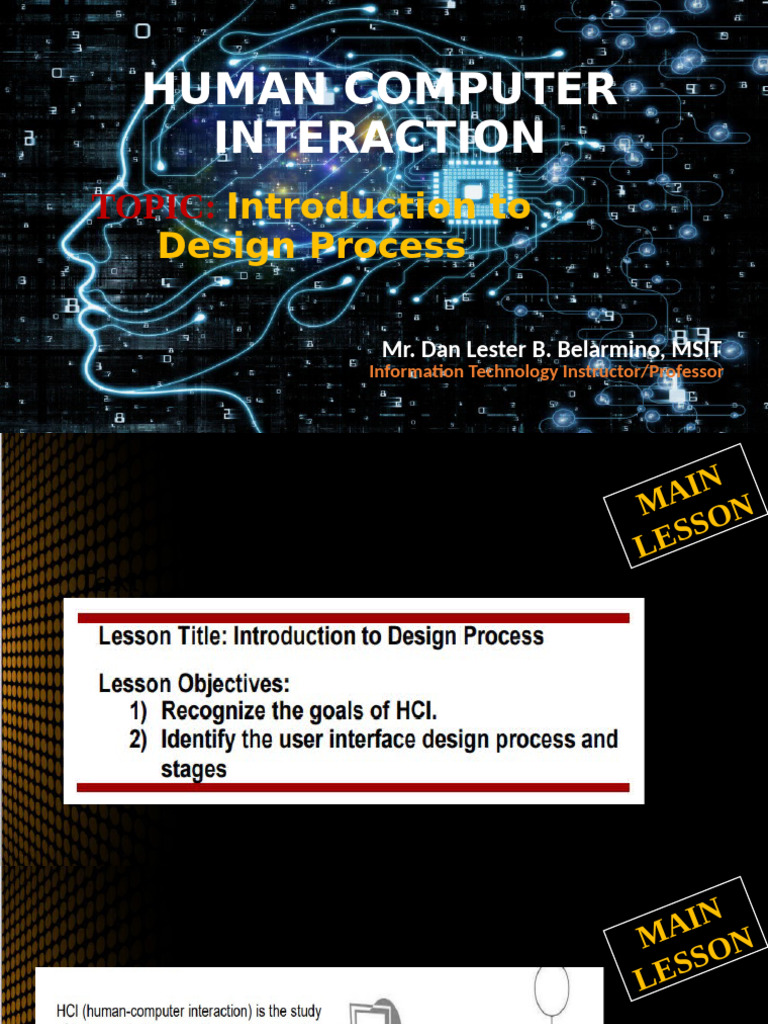 Hci - Design Process | PDF