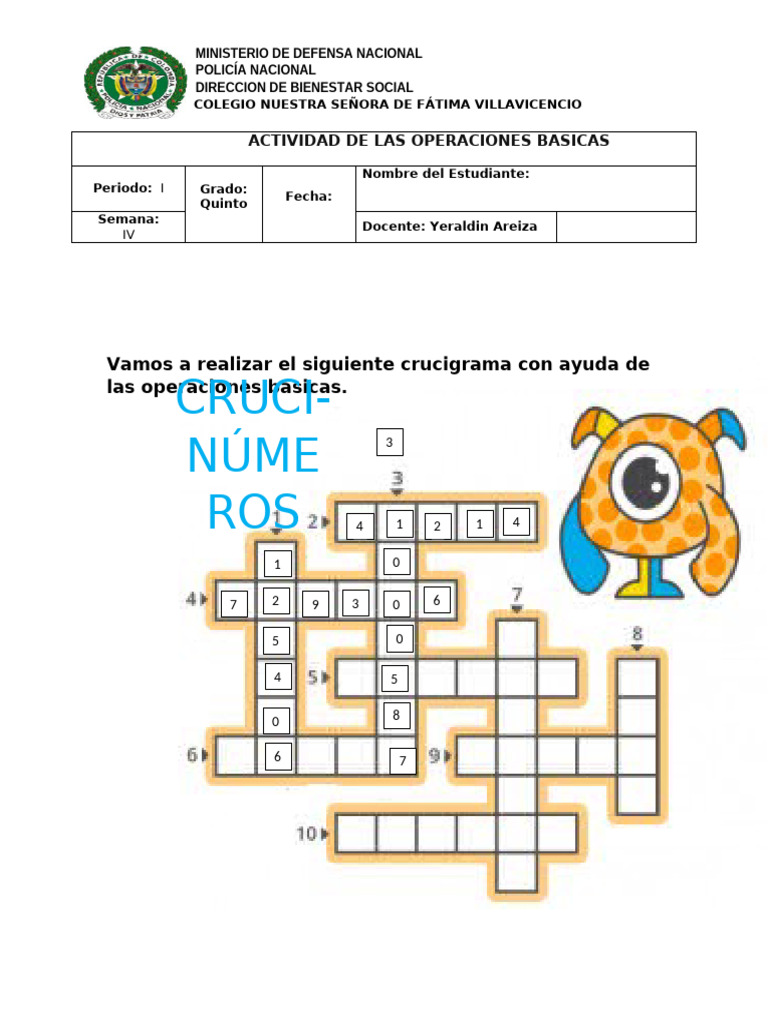 Actividad de Las Operaciones Basicas | PDF