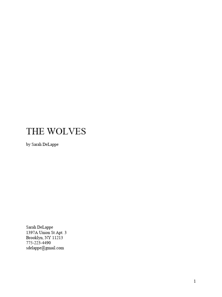 The Wolves | PDF