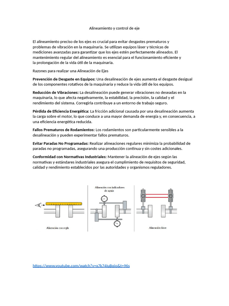 Alineamiento y Control de Eje | PDF