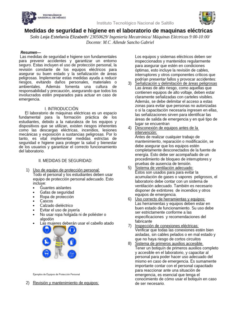 Tarea 2 Maquinas Electricas | PDF | Laboratorios | Residuos