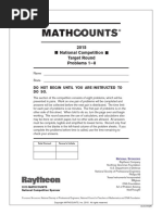 2023 State Competition Target Round | PDF | Numbers | Mean