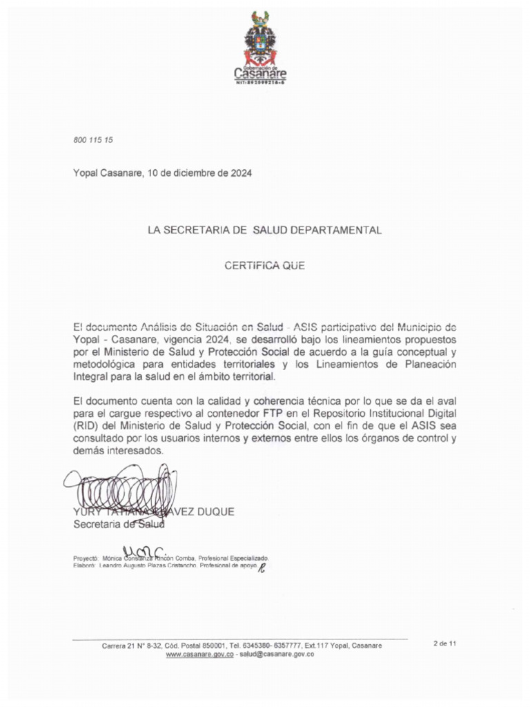 Asis 2024 Yopal | PDF | Río | Inundar