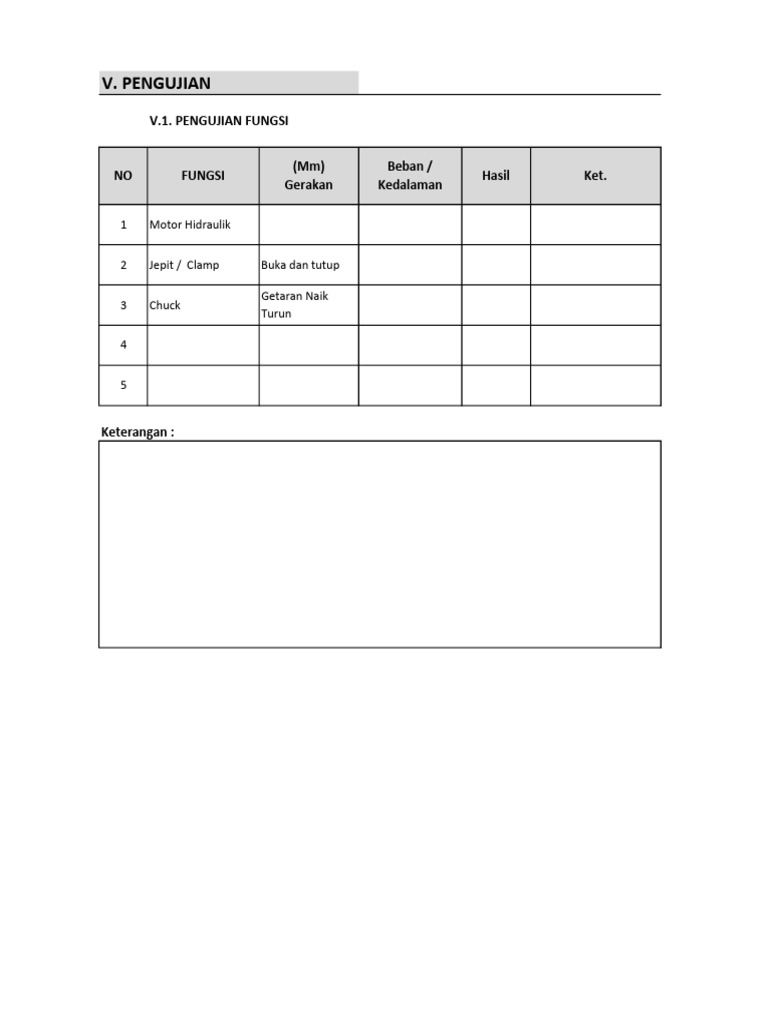 Form Visual Vibro VV | PDF