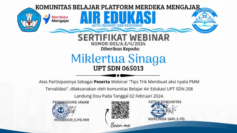 Sertifikatmiklertua Sinaga | PDF