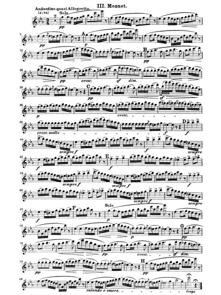 Minuet Flute 1 - Full and Fixed | PDF
