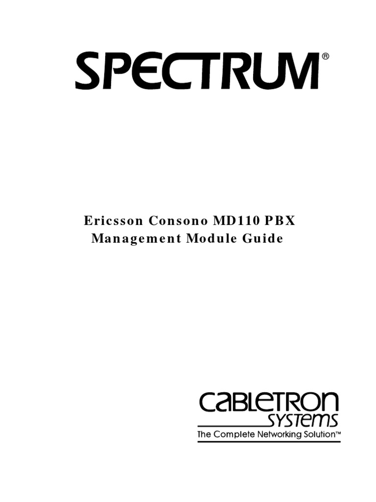 Ericsson Consono MD110 PBX Managemen Module Guide | PDF | Icon ...
