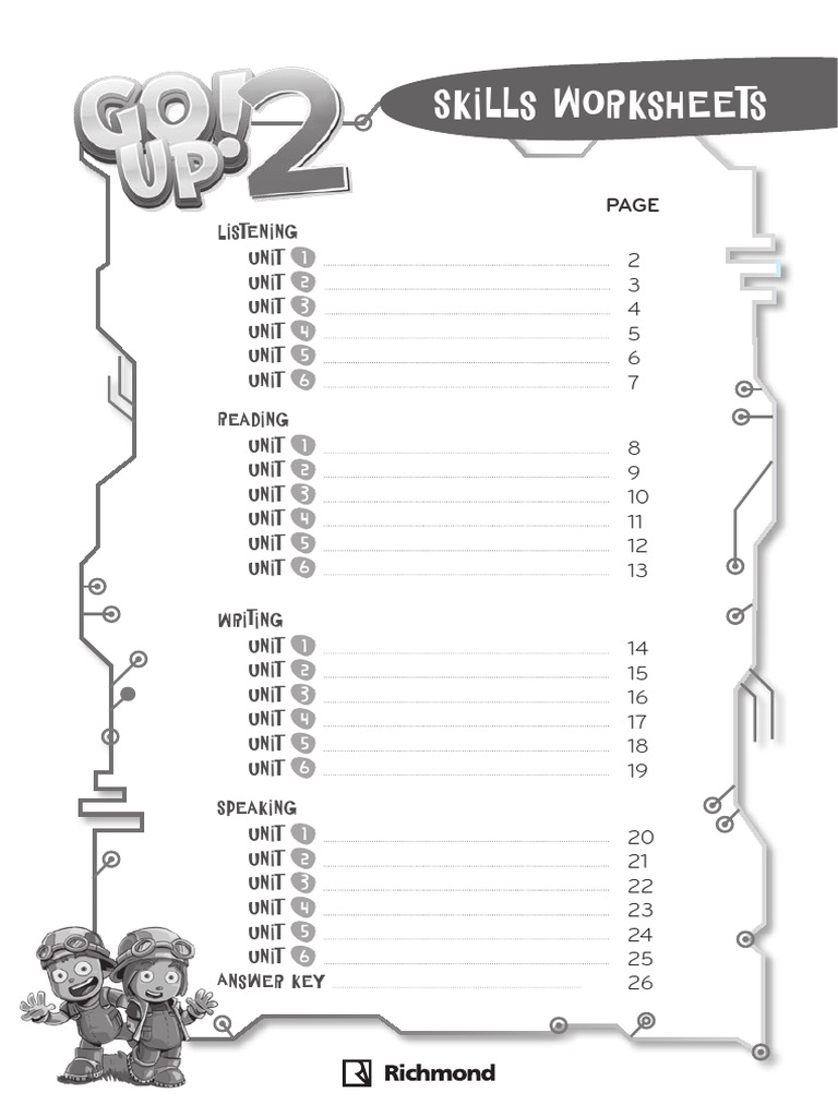 Go Up! 2 - Skills Worksheets | PDF