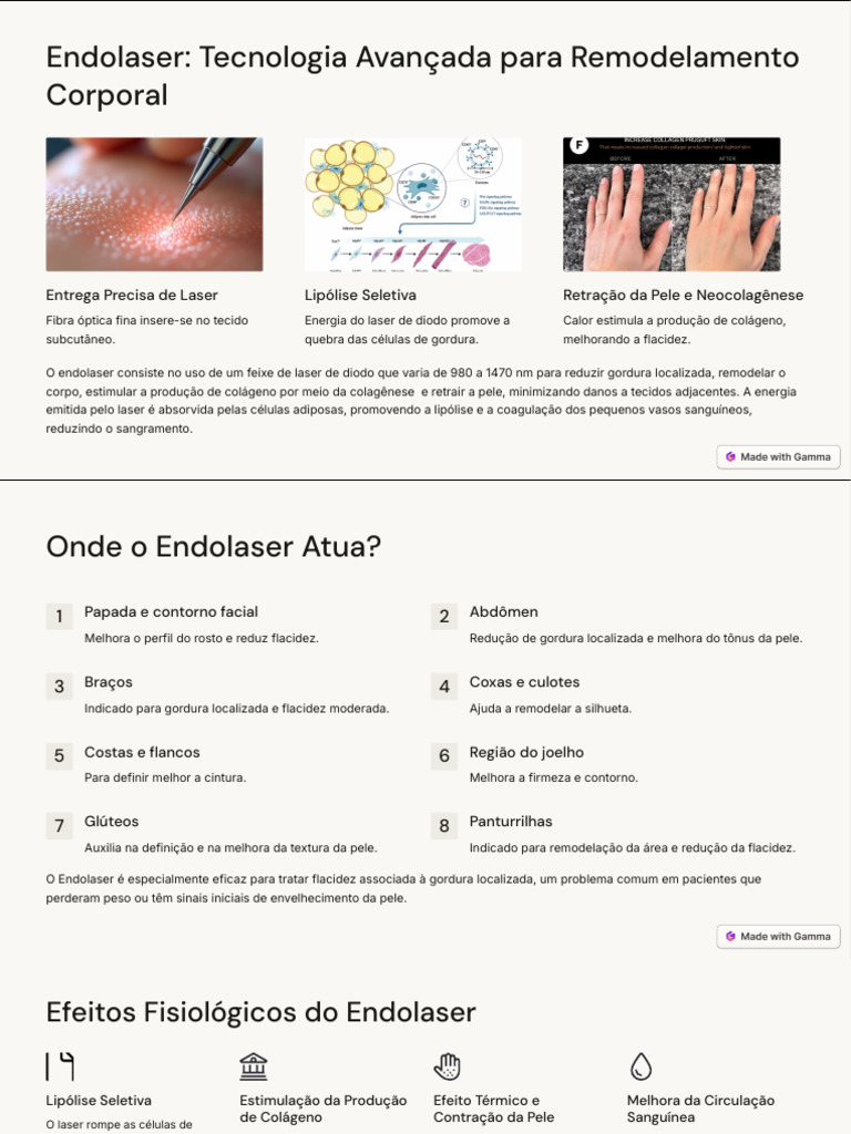 Endolaser-Tecnologia-Avancada-para-Remodelamento-Corporal | PDF | Pele ...