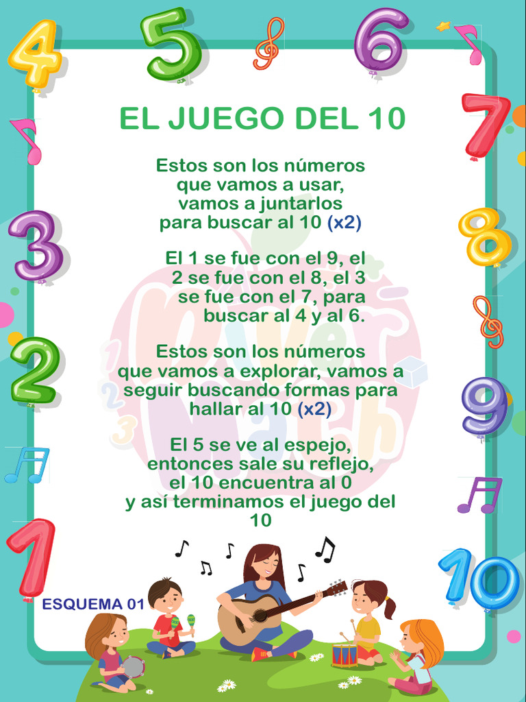Juego Matemático: Encuentra el 10 | PDF
