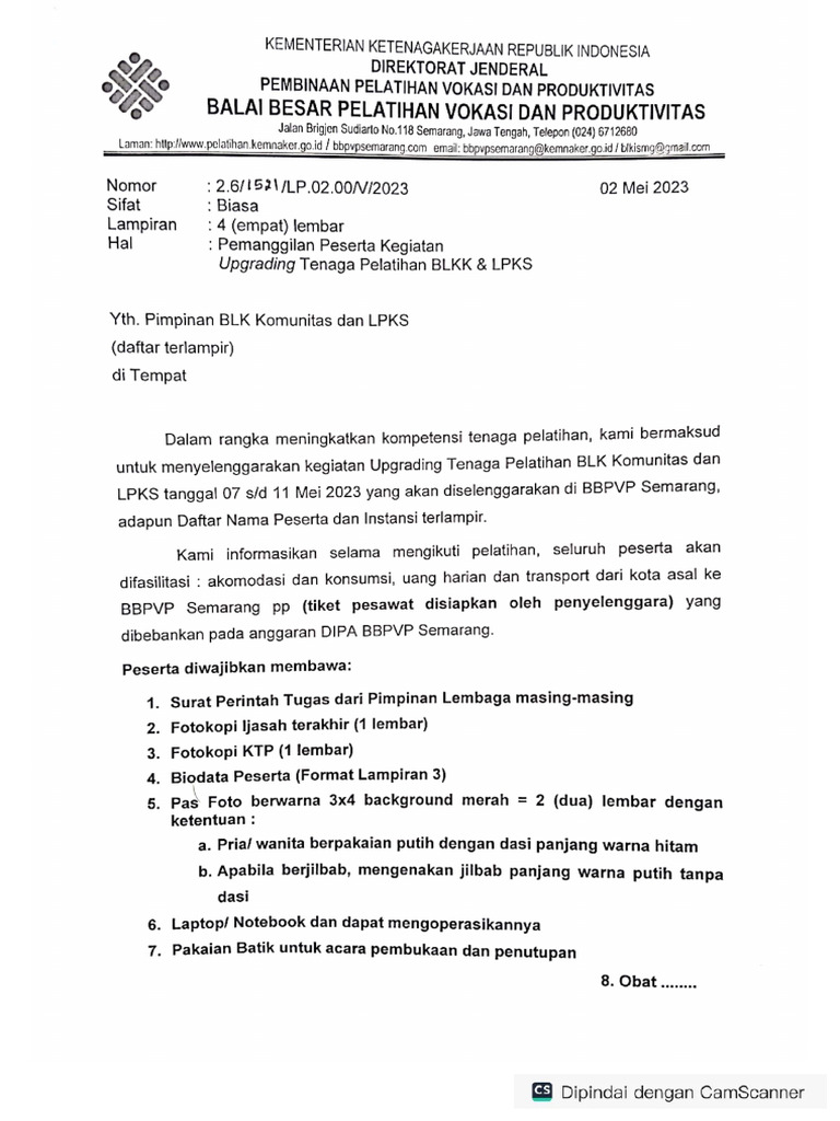 [surat pemanggilan] upgrading tala swasta_revisi1 | PDF