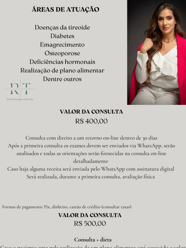 Consulta Dra Renata | PDF
