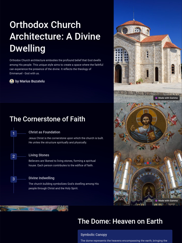 Orthodox Church Architecture Overview | PDF | Altar | Anglicanism