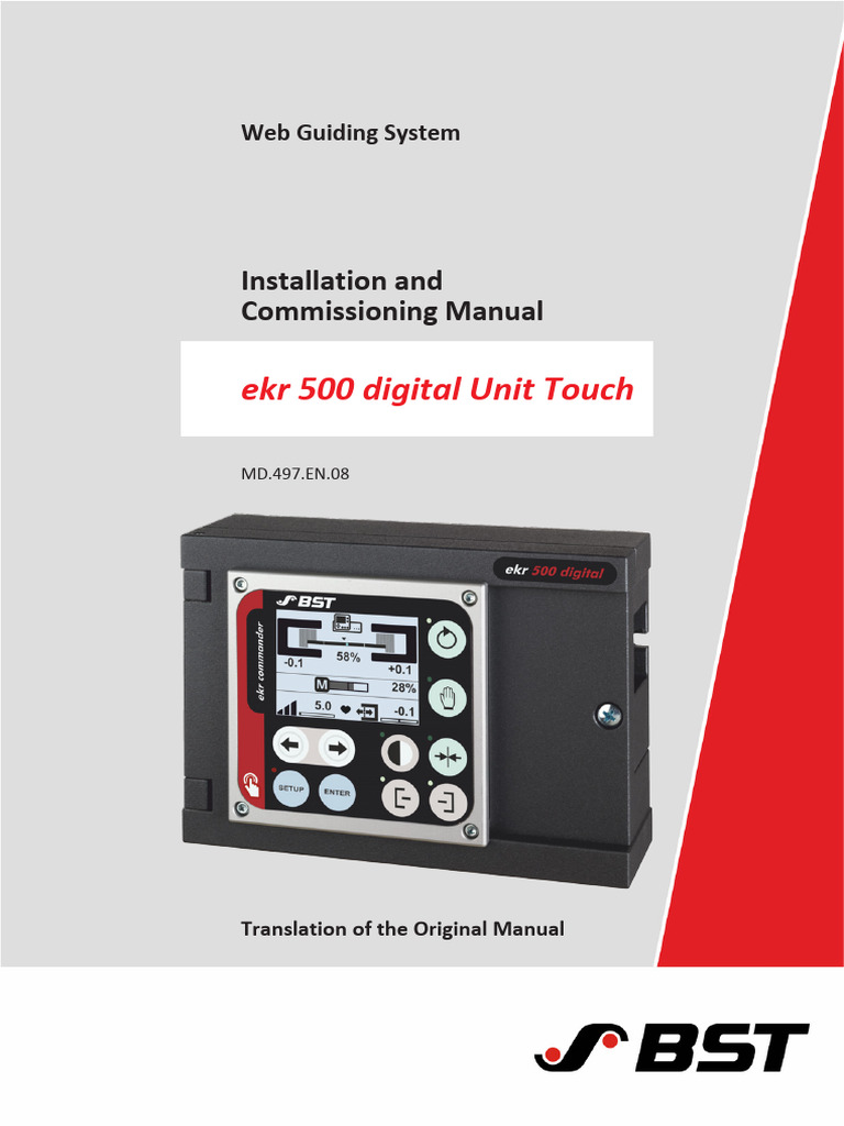 Ekr - 500 - Digital Commissioning Manual | PDF | Computer Virus | Sensor