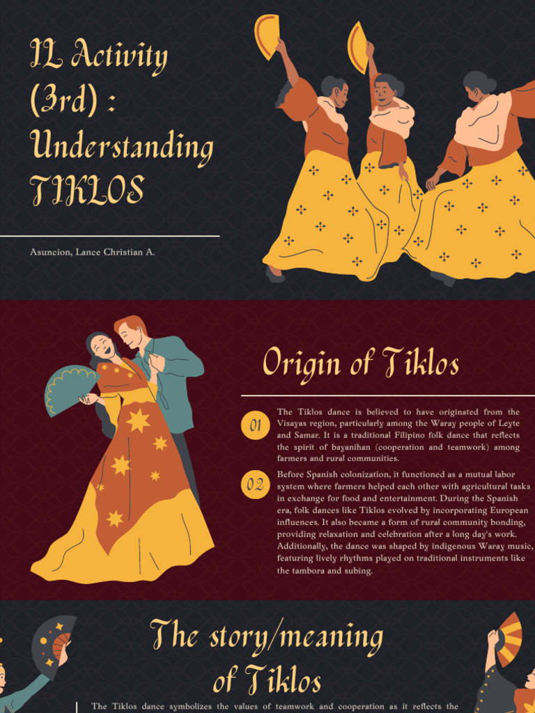 IL Activity (3rd) Understanding TIKLOS | PDF | Dances | Folk Music