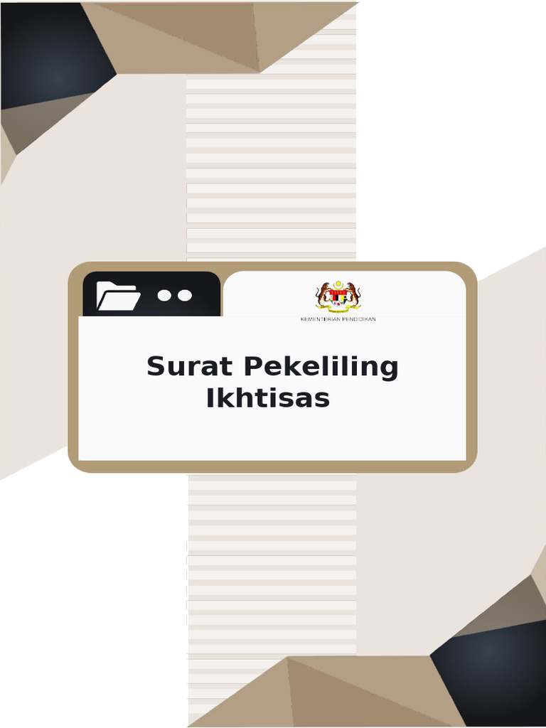 2) - Surat - Pekeliling - Ikhtisas 1 | PDF