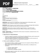 Swapping Agreement Sample | PDF | Government