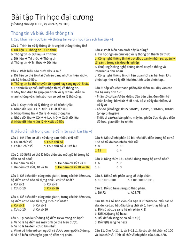 Bai Tap THDC 2025 - ch12 | PDF