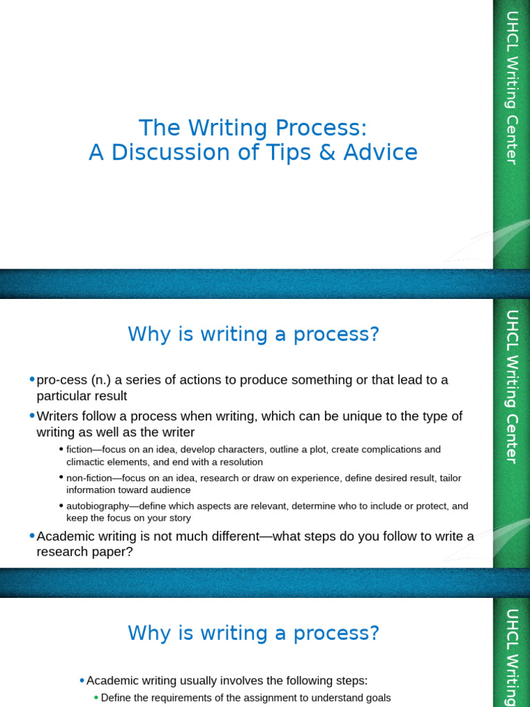 Lesson 3 - The Writing Process | PDF | Argument | Thesis