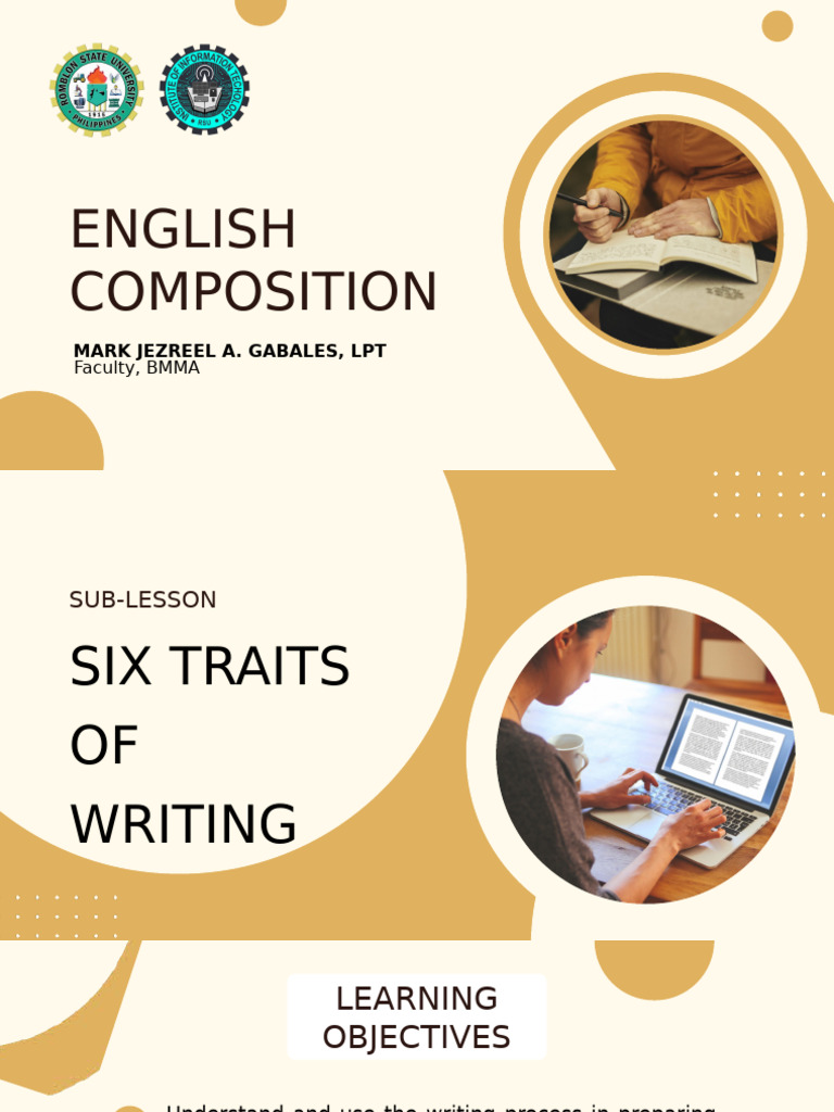 Lesson 4 - Six Traits of Writing | PDF | Information | Writing