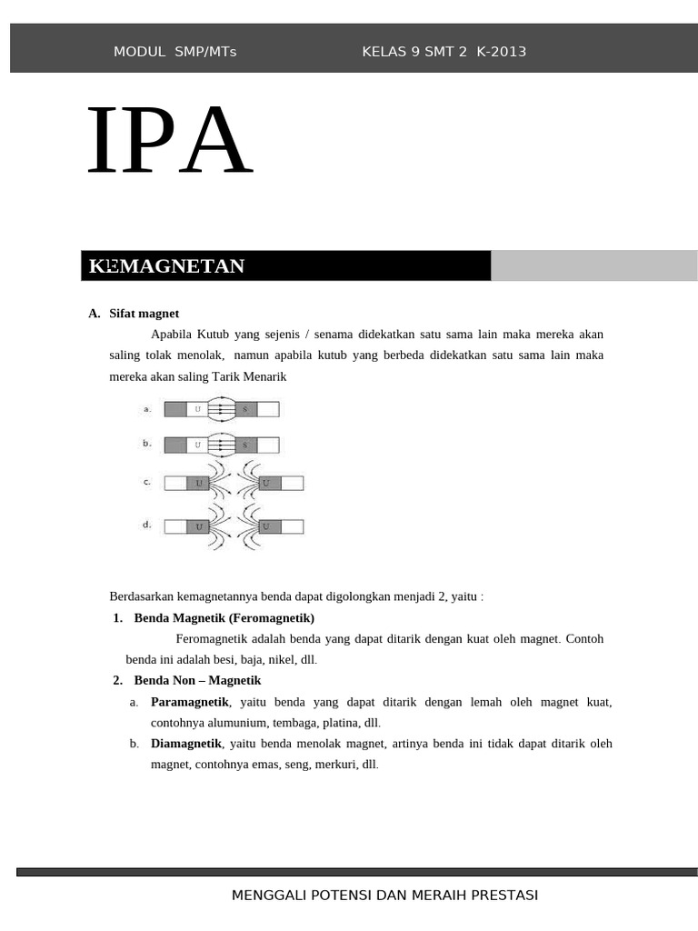 Modul Kelas Ix SMT 2 K 2013 | PDF