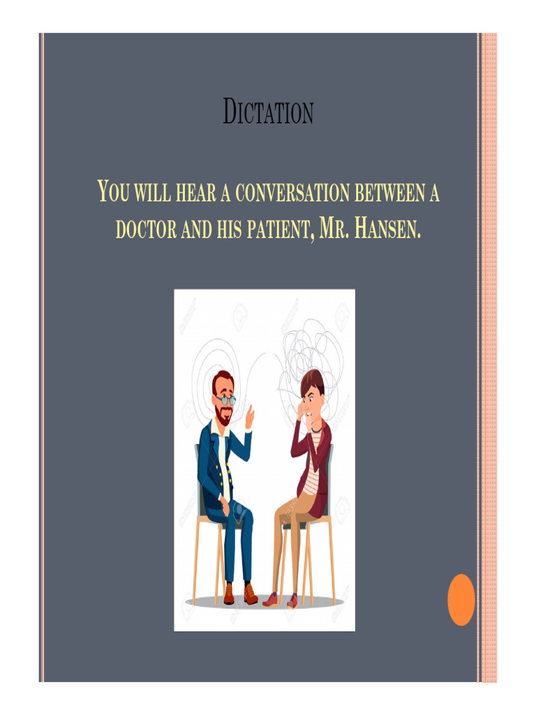 KEY Dictation MR Hansen Anger Management | PDF